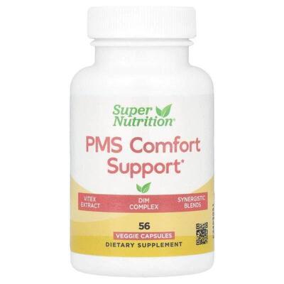 Super Nutrition,PMS 舒适支持，56 粒素食胶囊