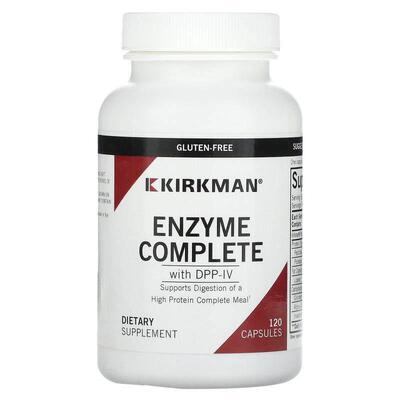 Kirkman Labs,EnZym Complete 消化酶胶囊，含 DPP-IV，120 粒装