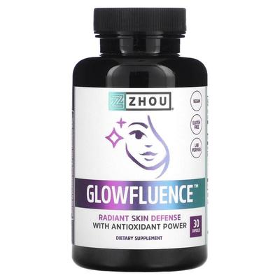 Zhou Nutrition,Glowfluence，30 粒胶囊