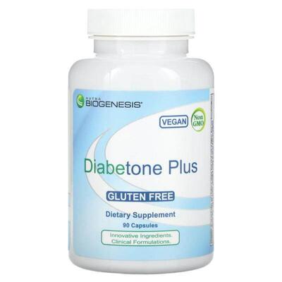 Nutra BioGenesis,Diabetone Plus，90 粒胶囊