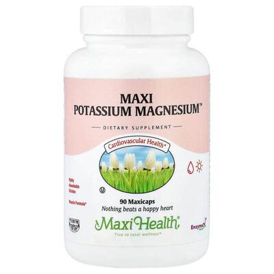 Maxi Health, Maxi Potassium Magnesium™, 90 Maxicaps