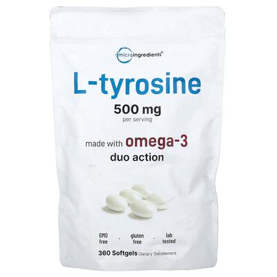 Micro Ingredients,L-Tyrosine, 360 Softgels