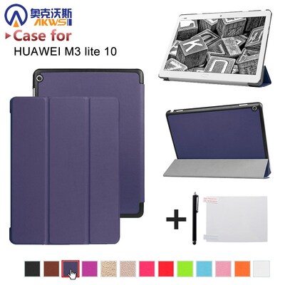 Smart ultra stand cover case for 2017 Huawei MediaPad M3 Lit