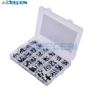 400PCS 24Values 1uF-1000uF 6.3V-50V SMD Aluminum Electrolyti