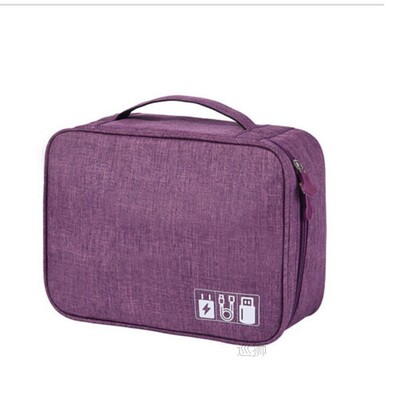 A Electronic Accessories Cable USB Drive Organizer Bag Port