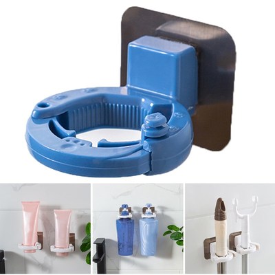 Self-Adhesive Shampoo Bottle Shelf Shower Gel Bottle Rack Ho