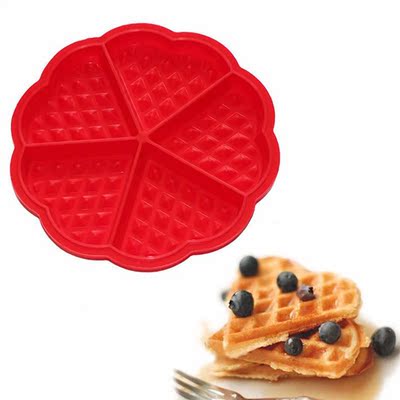 Heat Resistant Silicone Waffle Chocolates Mould DIY Cake Bis