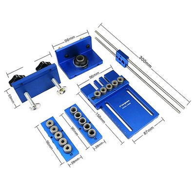 3 in 1 Drilling Locator Drilling Guide Kit Woodwork Hole Dow