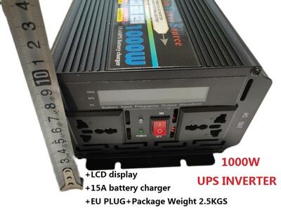 Ready to ship! Emergency power supply 1000W DC 12V to AC 220