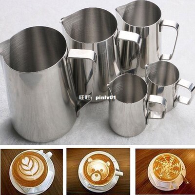 Stainless Steel Frothing pitcher Kitchen Dining Milk Jug cof