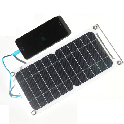 USB Solar Panel Outdoor 6W 5V Portable Solar Charger Climbin