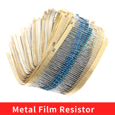 2500Pcs 1% 1/4W 0.25W  Metal Film Resistor 50 Values Assortm