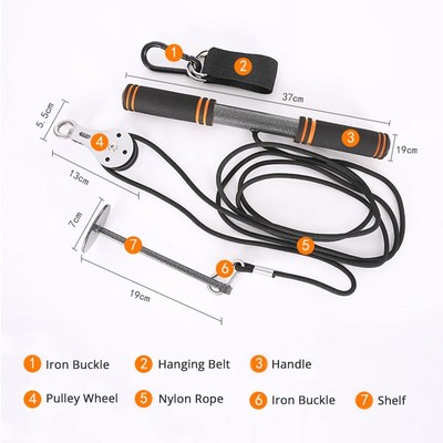 Wrist Forearm Gym Workout Arm pulley Dumbbell accessories Ex