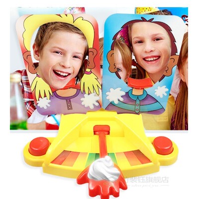Shocker toy Cake Cream Pie In The Face Family Party Fun Gam