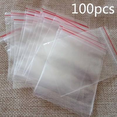 PE Transparent Ziplock Bag Rectangle Eager Gravure Occlusal