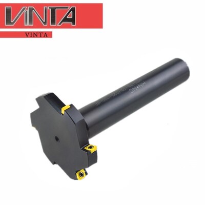 HTS Three-face T groove CNC milling cutter HTS-20-10-C14-120
