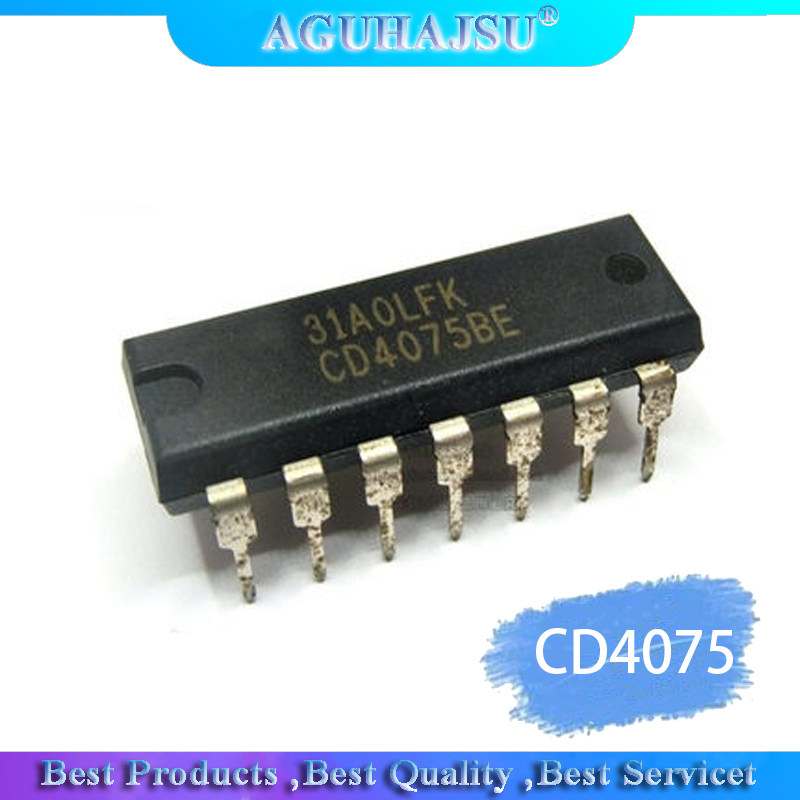 5pcs/lot CMOS 3 3-input OR gate CD4075 CD4075BE HCC4075B HCF_虎窝淘