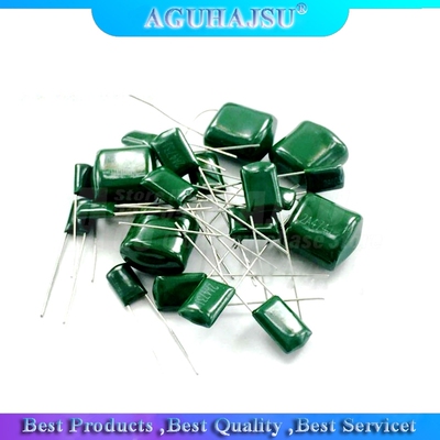 50pcs Polyester film capacitor 630V 1nF 1.5nF 10nF 22nF 33nF