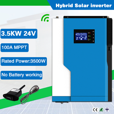 3500W 24VDC 100A Hybrid Rated Power PV 5000W Off Grid Solar
