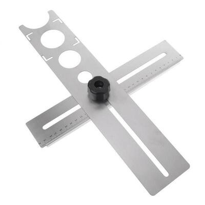 Multi-Functional Tile Locator Puncher Tapper Adjustable Tile
