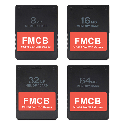 FMCB V1.966 Memory Card for PS2 PS1 Console 8MB 16MB 32MB 64