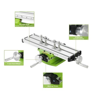 Mini Compound Bench Milling Machine Bench Drill Vise Fixture