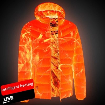 Men Woman 11  Areas Heated Jacket USB Winter Outdoor