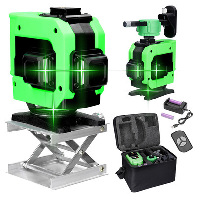 KKmoon 3D/4D 12/16 Lines Laser Level 3° Self-leveling Ma