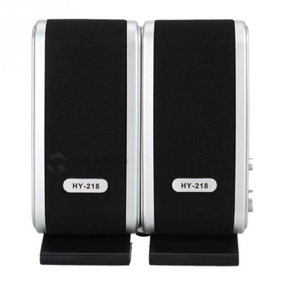 High quality HY-218 Computer Speakers Mini Stereo SB Bookshe