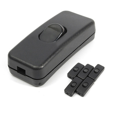 5pcs 110-250V Inline ON/OFF Switches Desk Light Table Lamp C