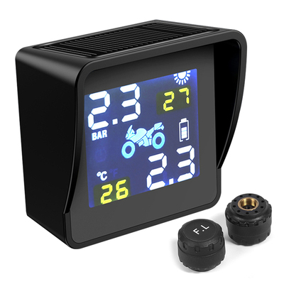 VODOOL Waterproof Solar Motorcycle TPMS Tire Pressure Tyre T