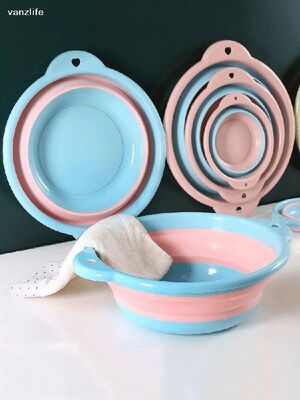 Vanzlife Household portable small travel folding washbasin