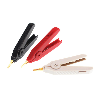 Copper gold-plated opening 12mm test clip LCR resistance cli