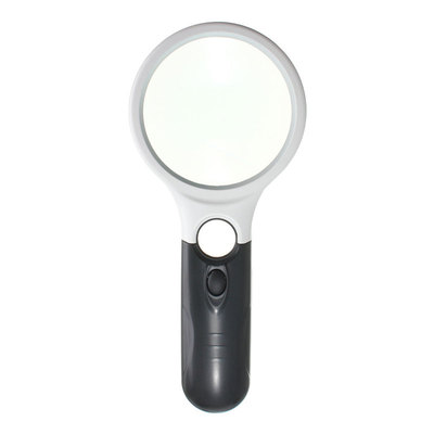 3 LED Light 10X 20X Magnifying Glass Lens Handheld Mini Pock