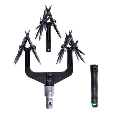 2 in 1 Manual Soil Turning Tool Farmland Lawn Ploughing