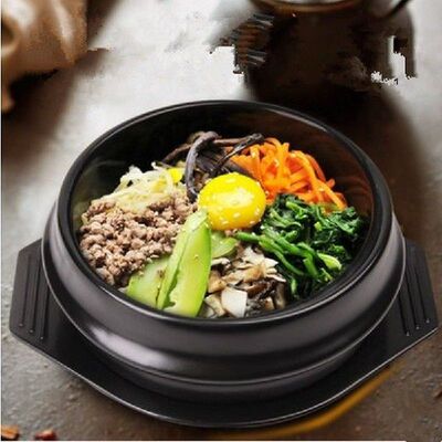 NEW Classic Korean Cuisine Sets Stone Bowl Pot for Bibimbap