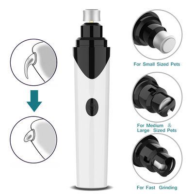 Painless USB Rechargeable Electric Pet Nail Grinder Cat