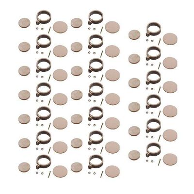 20PCS Mini Round Wooden Embroidery Frame Hoop for Adults,