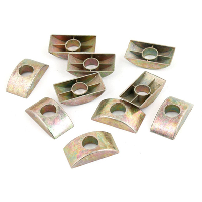 8.5mm Hole Furniture Connector Fittings Half Moon Nuts 10 Pc