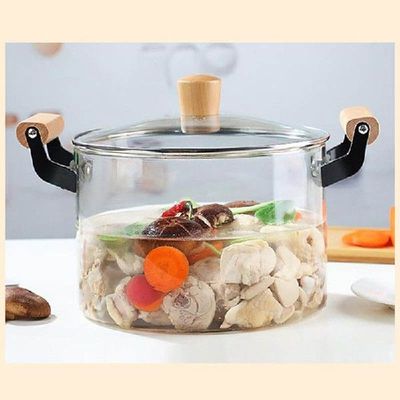 Glass Soup Pot Noodle Pot Electric Ceramic Stove Soup Pot