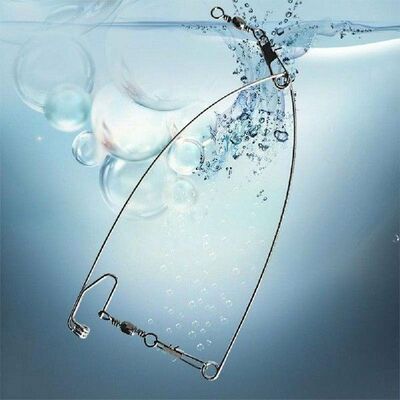 5pcs Camping Automatic Fishing Device Spring Ejection Fish