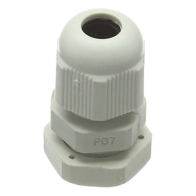 25 Pieces PG7 Connector 3.5-6mm Cable Glands White