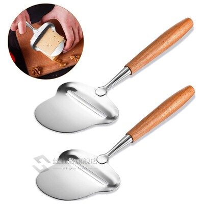 2 Pieces Cheese Slicer Spatula Plane Cheese Planer Ham Shave