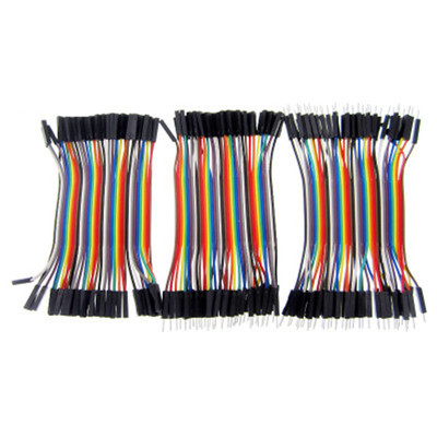 Dupont li120pcs 10cm male to male + male to female and femal