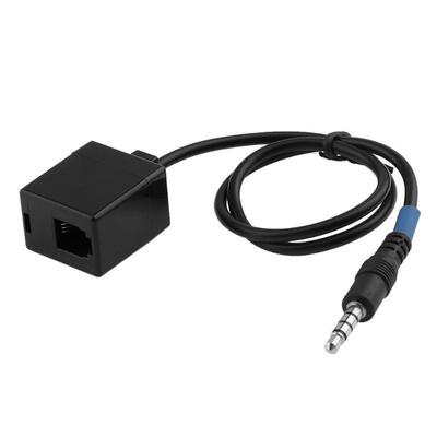 3.5mm Male Jack to RJ9 4P4C Female Adapter Converter Extensi