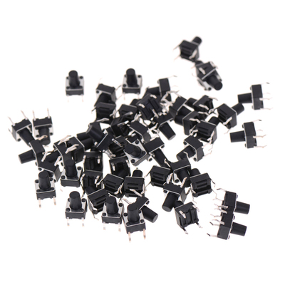 50pcs 6x6x8MM 4PIN Tactile Tact Push Button Micro Switch Dir
