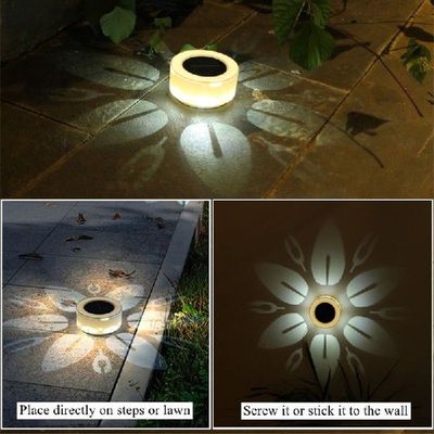 Newest Solar Pattern Lights Balcony Fence Lights Garden