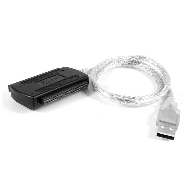 PC USB 2.0 to SATA IDE 40 Pin Cable Adapter for 2.5 3.5 Hard_虎窝淘