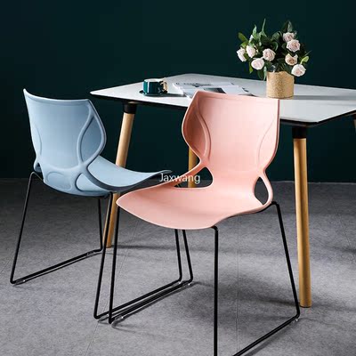 Nordic Dining Chairs Kitchen Furniture Backrest Single