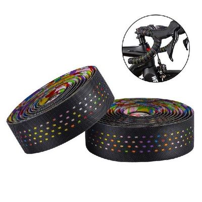 1 Pair PU Anti-slip Bike Handlebar Wrap Tape Cycling Belt